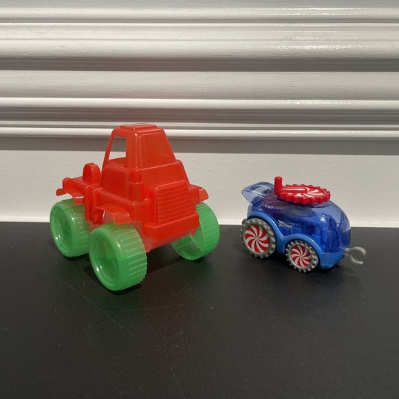 Multiples | Toys | Lot Of 2 Kids Toy Vehicles Red Work Truck Blue Sonic ...